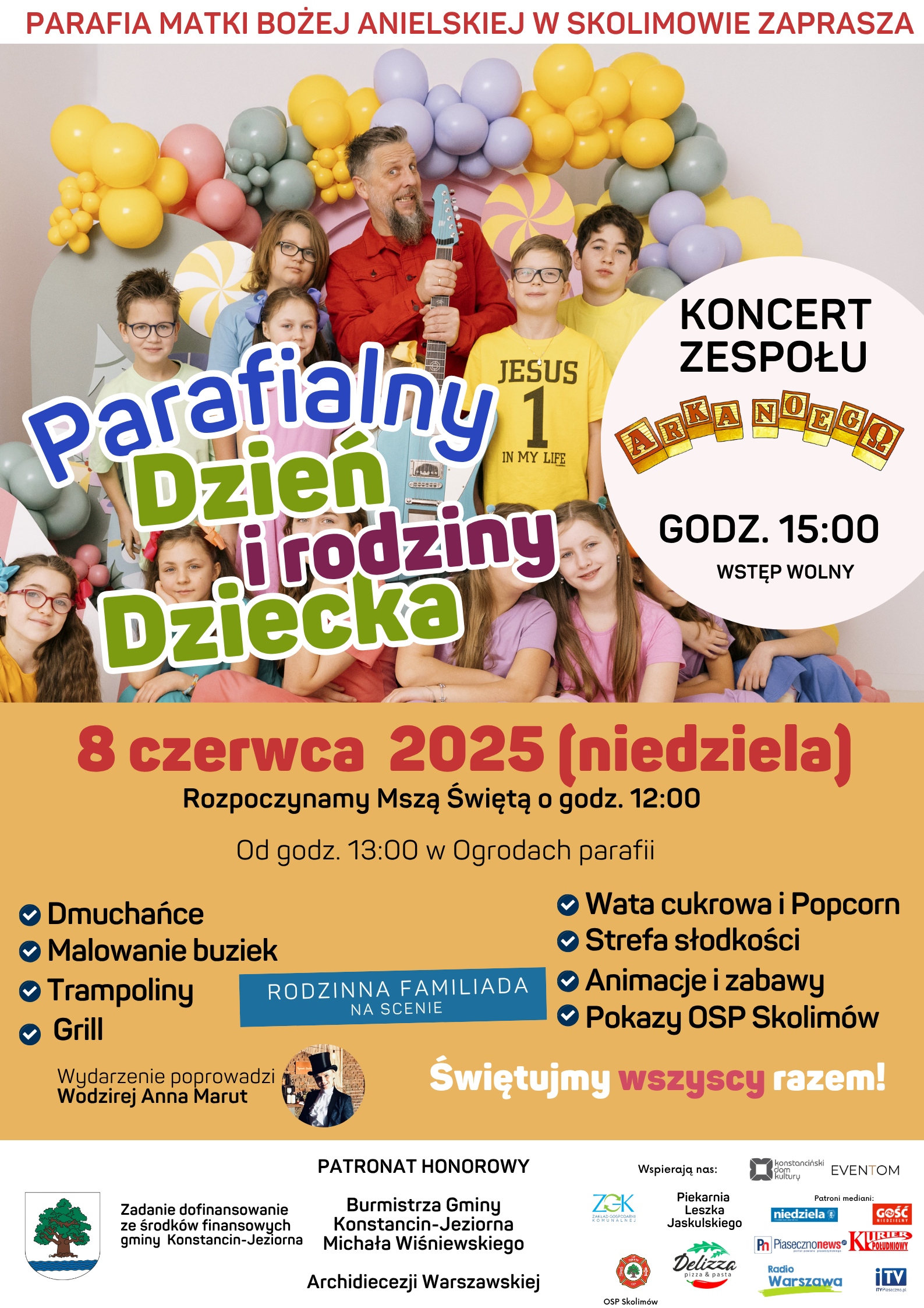 Festyn parafialny z okazji Dnia Dziecka i Rodziny | Konstancin-Jeziorna